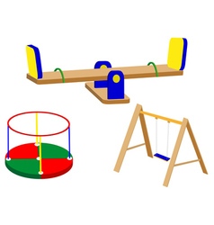 Garden swing cartoon vector by Igor_Zakowski - Image #618313 - VectorStock