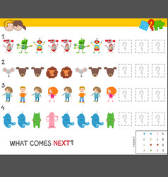 Fingerprint game for kids fun educational Vector Image