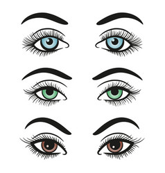 Eyes Royalty Free Vector Image - VectorStock