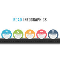 Road and traffic safety infographic design Vector Image