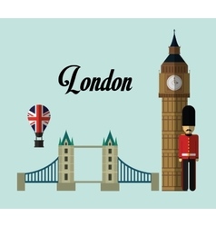Flag london england design Royalty Free Vector Image