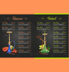 Color menu design Royalty Free Vector Image - VectorStock