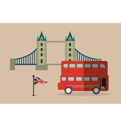 Flag london england design Royalty Free Vector Image