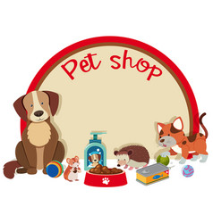 Pets design concept Royalty Free Vector Image - VectorStock