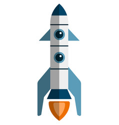 Rocket launch Royalty Free Vector Image - VectorStock