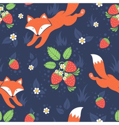 Game seamless horizontal forest background Vector Image