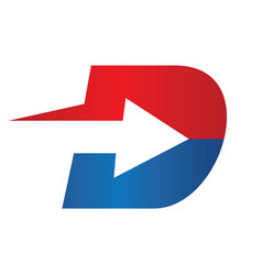 Letter ds business logo design Royalty Free Vector Image