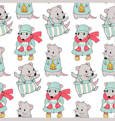 Funny cartoon mousy Royalty Free Vector Image - VectorStock