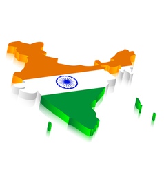 Map of india Royalty Free Vector Image - VectorStock