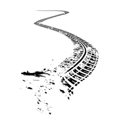 Tire tracks elements-02 Royalty Free Vector Image