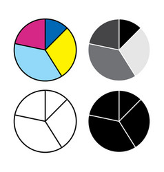 Multiplication table chart Royalty Free Vector Image