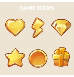 Game gold coins Royalty Free Vector Image - VectorStock