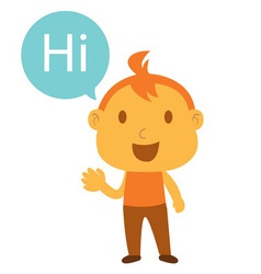 38 ways to say hello Royalty Free Vector Image