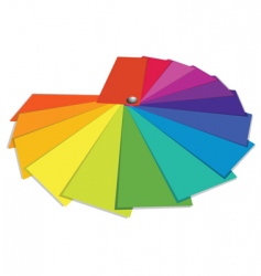 Color wheel with shade of colors colour spectrum Vector Image