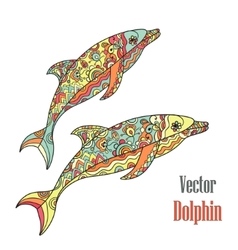Cute dolphin couple cartoon vector by tigatelu - Image #1484033 ...