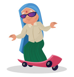 Indian multitasking woman balancing life Vector Image