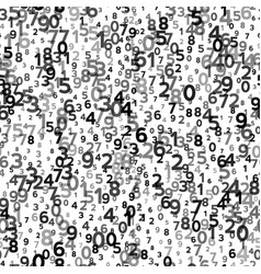 Code screen gray numbers background Royalty Free Vector