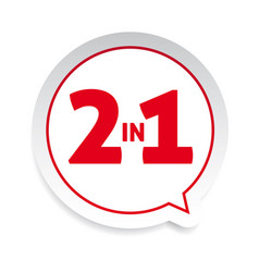 Number two Royalty Free Vector Image - VectorStock