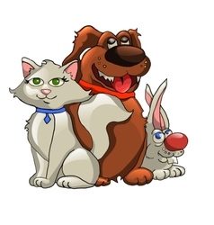 Cute unicorn on a blue background Royalty Free Vector Image