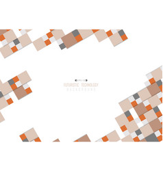 Abstract colorful square geometric pattern Vector Image