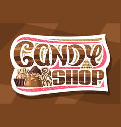 Logo for sweets Royalty Free Vector Image - VectorStock