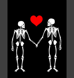 Funny dancing skeleton set Royalty Free Vector Image