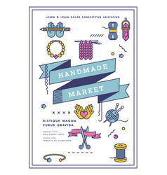 Do it yourself crafts concept Royalty Free Vector Image