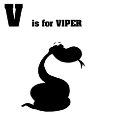 Viper cartoon Royalty Free Vector Image - VectorStock
