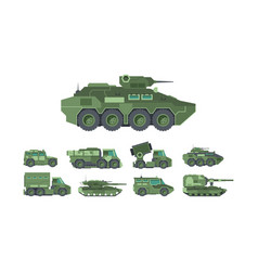 Paper model of a military truck Royalty Free Vector Image