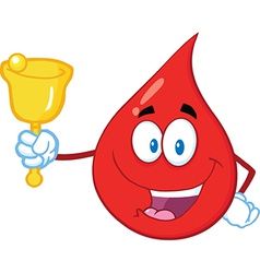 Blood drop cartoon Royalty Free Vector Image - VectorStock