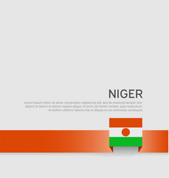 Nigeria flag background state patriotic nigerian Vector Image