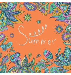 Ornamental indian pattern Royalty Free Vector Image