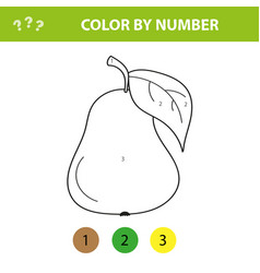Coloring numbers Royalty Free Vector Image - VectorStock