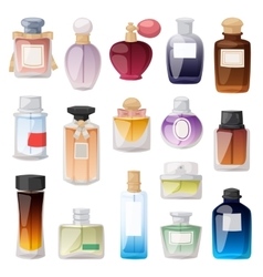 Modern perfume icons Royalty Free Vector Image