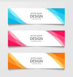Web banners headers - banner header Royalty Free Vector