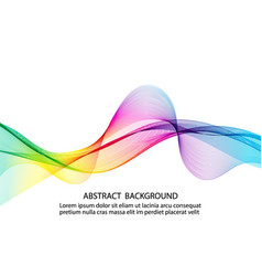 Abstract black wave design element Royalty Free Vector Image