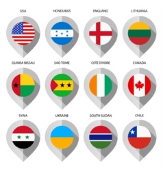 World flags Royalty Free Vector Image - VectorStock