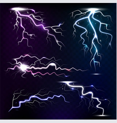 Lightning flash strike background Royalty Free Vector Image