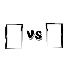 Vs versus letters icon Royalty Free Vector Image