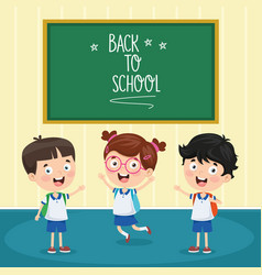 Cartoon students Royalty Free Vector Image - VectorStock