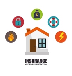 Insurance protection services design template Vector Image