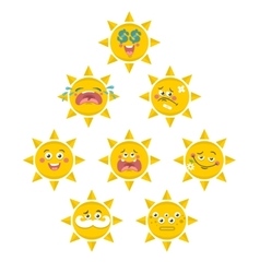 Funny sunny Vector Image by ekapanova - Image #7698593 - VectorStock