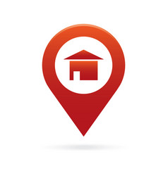 Brighted map marker Royalty Free Vector Image - VectorStock