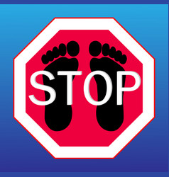 Footprints from shoes Royalty Free Vector Image