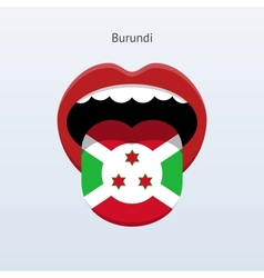 Canary islands language abstract human tongue Vector Image