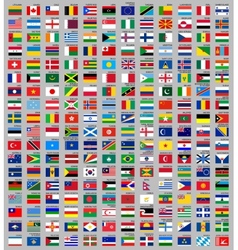 North America flags Royalty Free Vector Image - VectorStock