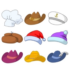 Cap set Royalty Free Vector Image - VectorStock