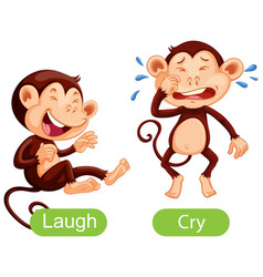 English opposite word awful and excellent Vector Image