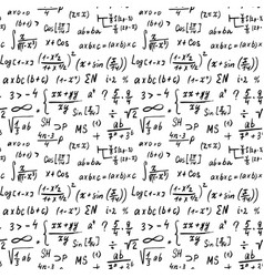 Heart shape with math formulas Royalty Free Vector Image