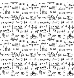 I love math lettering quote hand drawn Royalty Free Vector